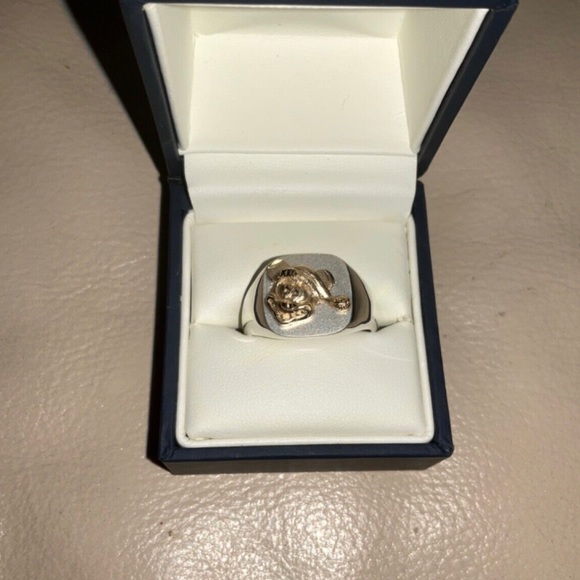 Disney | Accessories | 4k Yellow Gold Mickey Mouse Santa Clause On ...